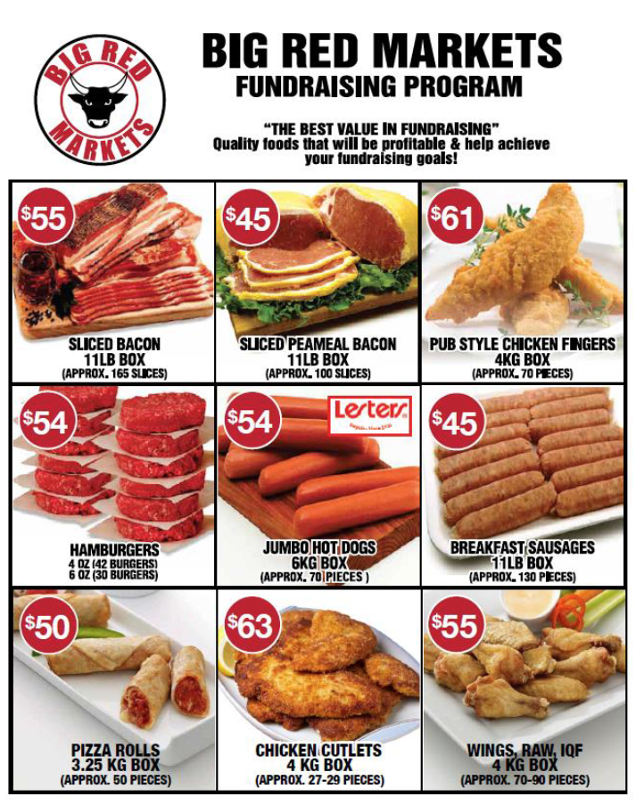 Big Red Fundraiser – Due December 9th - 87 Eagle Squadron Welland